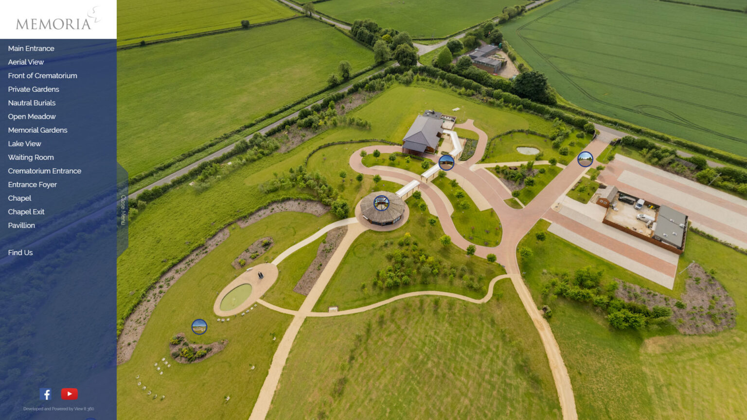 Memoria - Crematorium Virtual Tour - View it 360